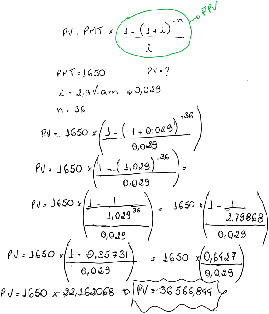 1) Exercícios Propostos – Fluxos de Caixa – Math Financeira